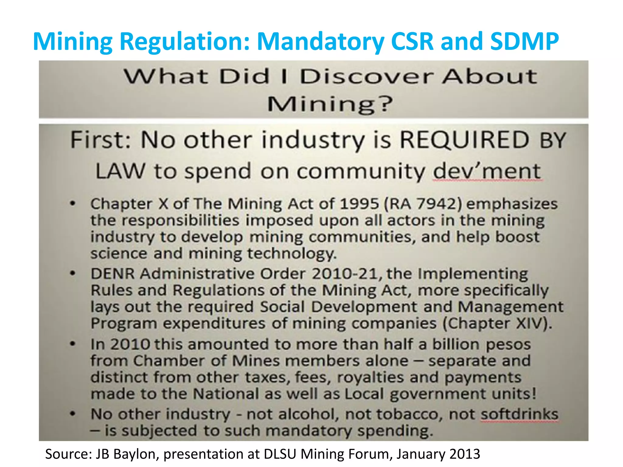 Mining taxation and regulations, Philippines | PDF | Commodities | Economy