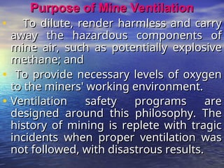 Mine Ventilation.by engr felix t. timbal.ppt