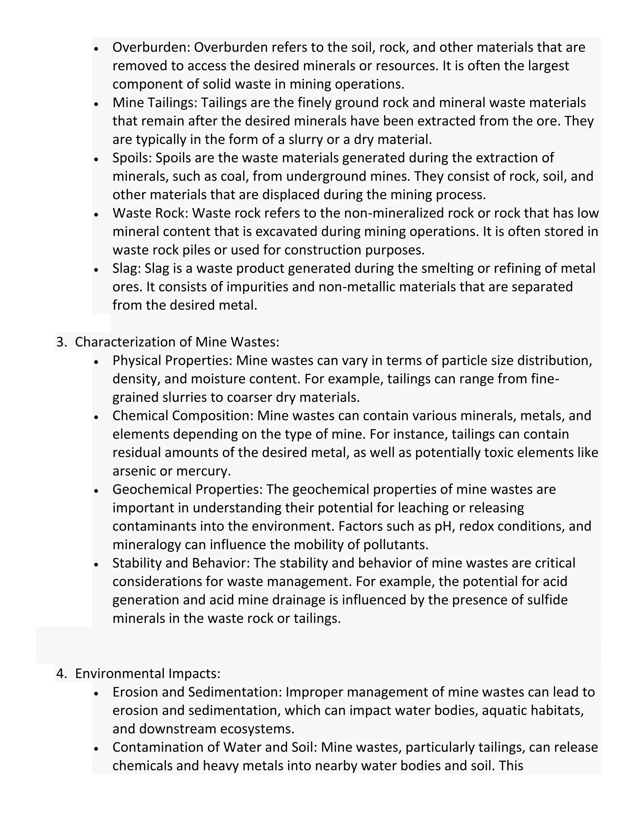 MINE WASTE MANAGEMENT COMPLETE NOTES . IITBHU.docx