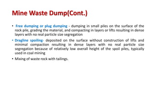 Mine waste dump | PPTX