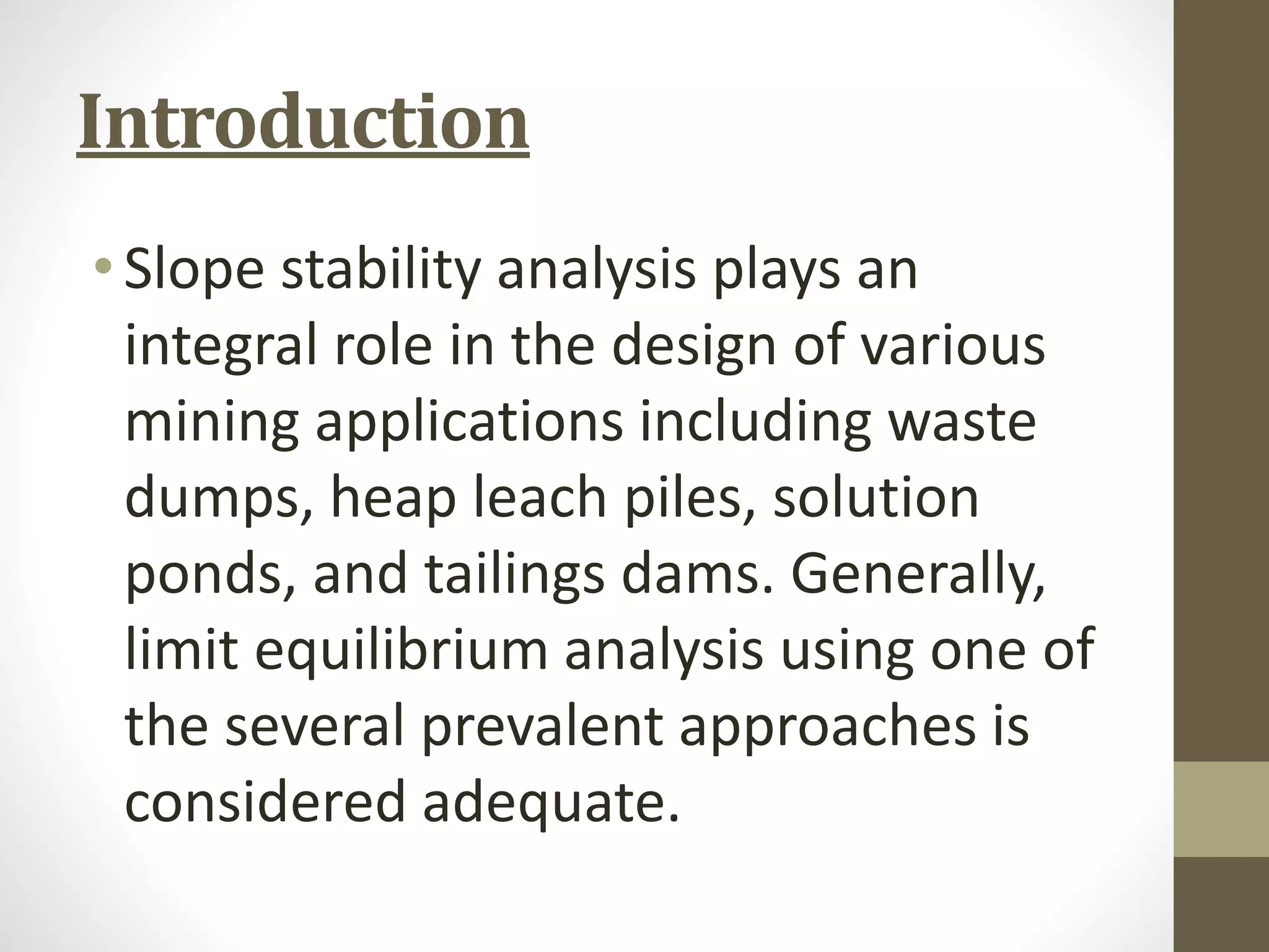 Mine water risk in open pit slope stability | PPTX