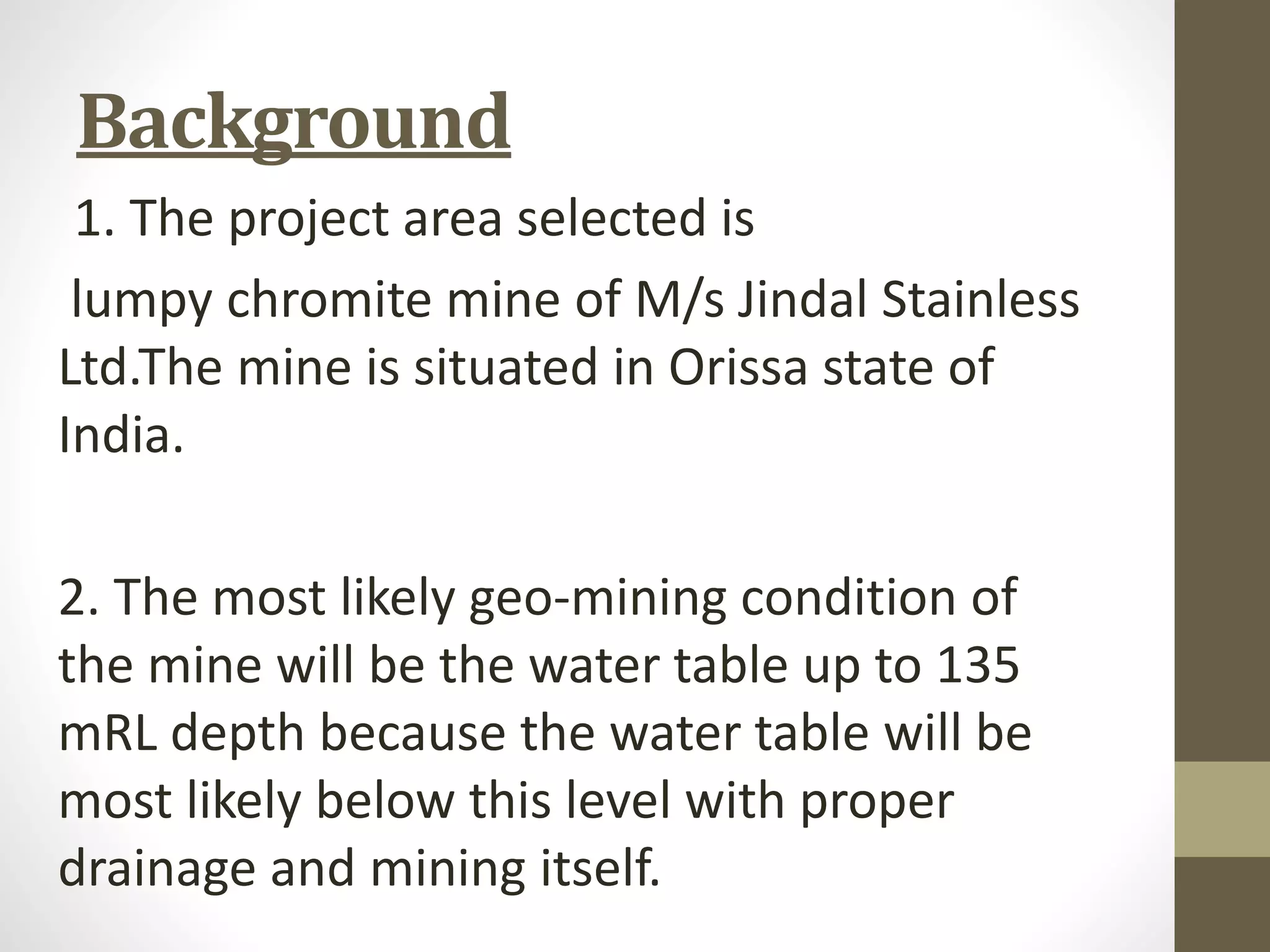 Mine water risk in open pit slope stability | PPTX