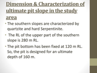 Mine water risk in open pit slope stability | PPTX
