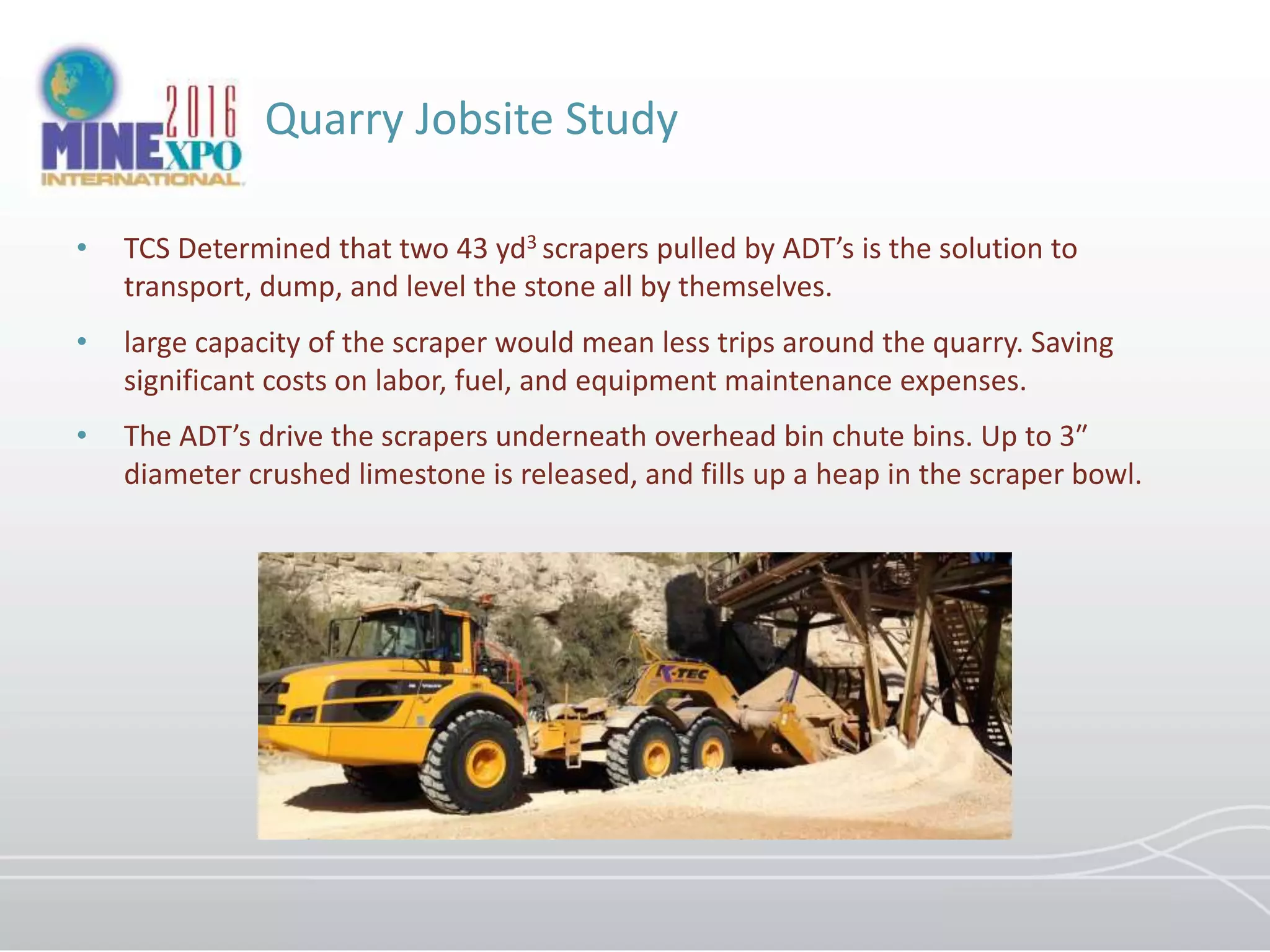 Massive Advantage in Mining - Using Scrapers for Efficient Material ...