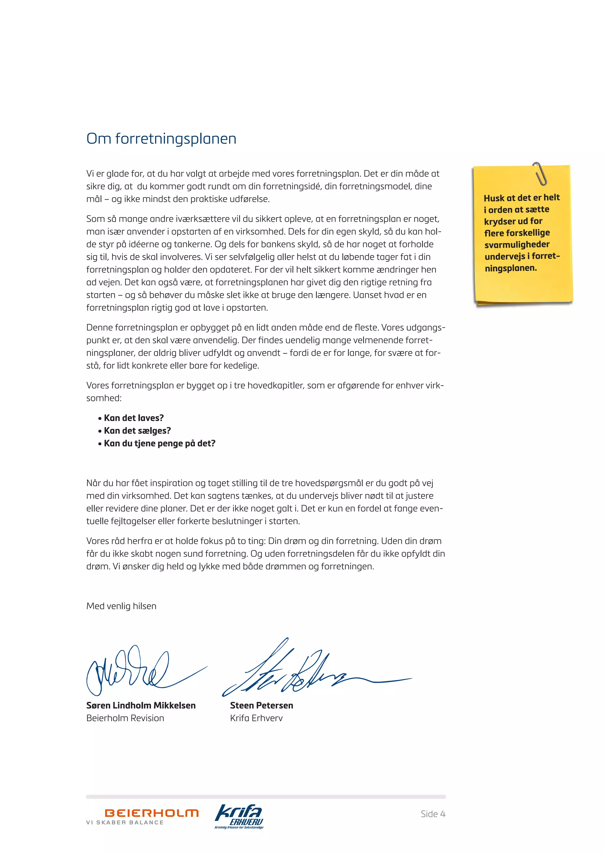 Forretningsplan skrivbar | PDF