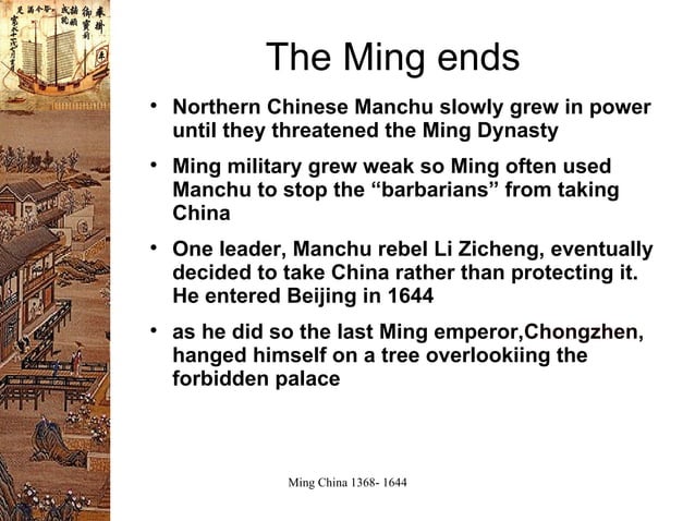 AP Ming Dynasty Powerpoint | PPT