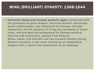 Ming and qing | PPTX