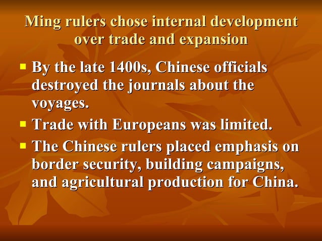 Ming and tokugawa intro 2011 | PPT