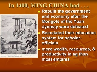 Ming China intro | PPTX