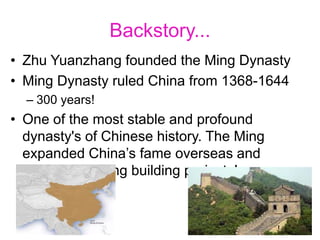 Ming dynasty with reading | PPT