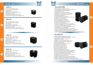 MingfaTech's Five Series of Breaking - Through LED Coolers | PDF