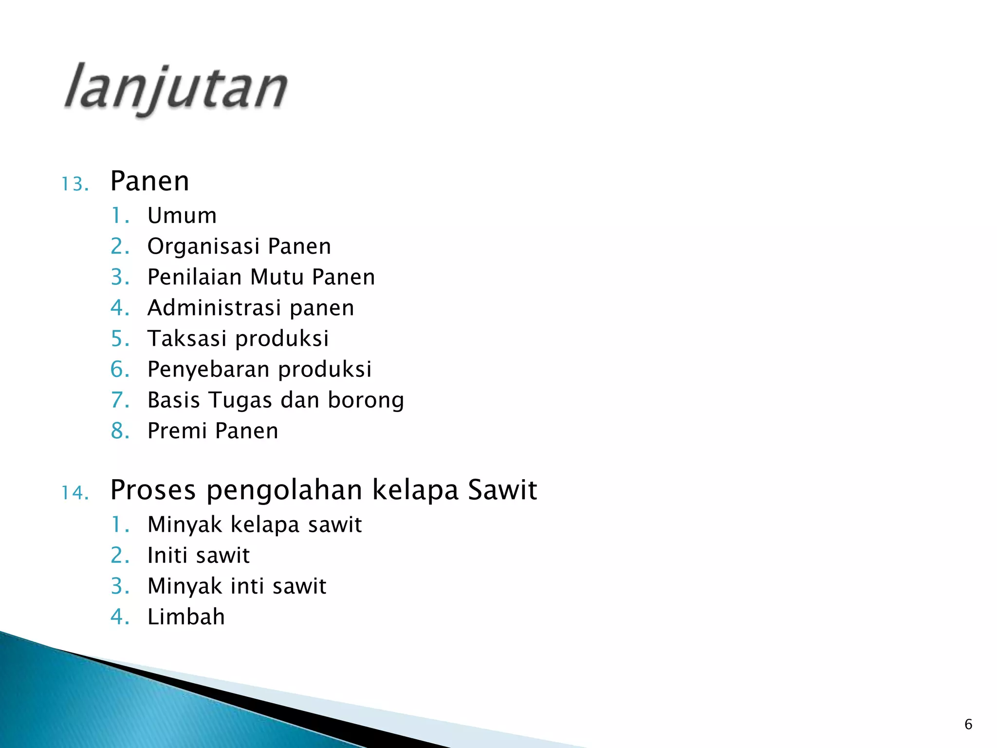 Minggu 1 budidaya kelapa sawit | PPTX