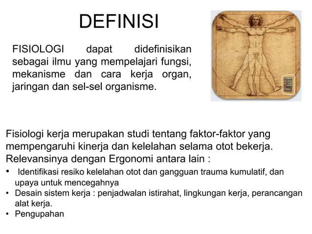 Fisiologi Kerja Telkom University PK&E | PPTX