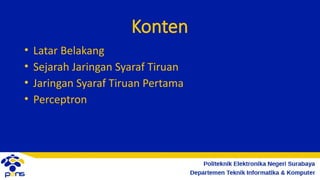 Minggu14 - Jaringan Syaraf Tiruan 1.pptx