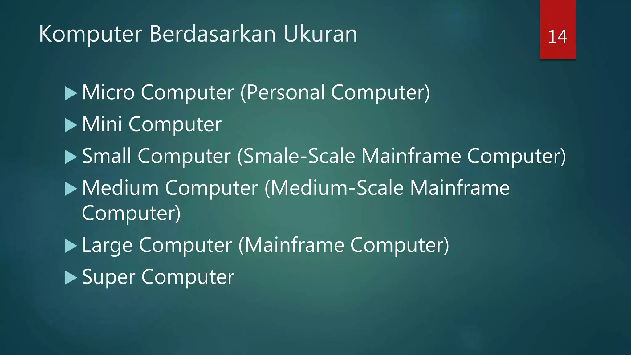 pengenalan komputer | PPTX