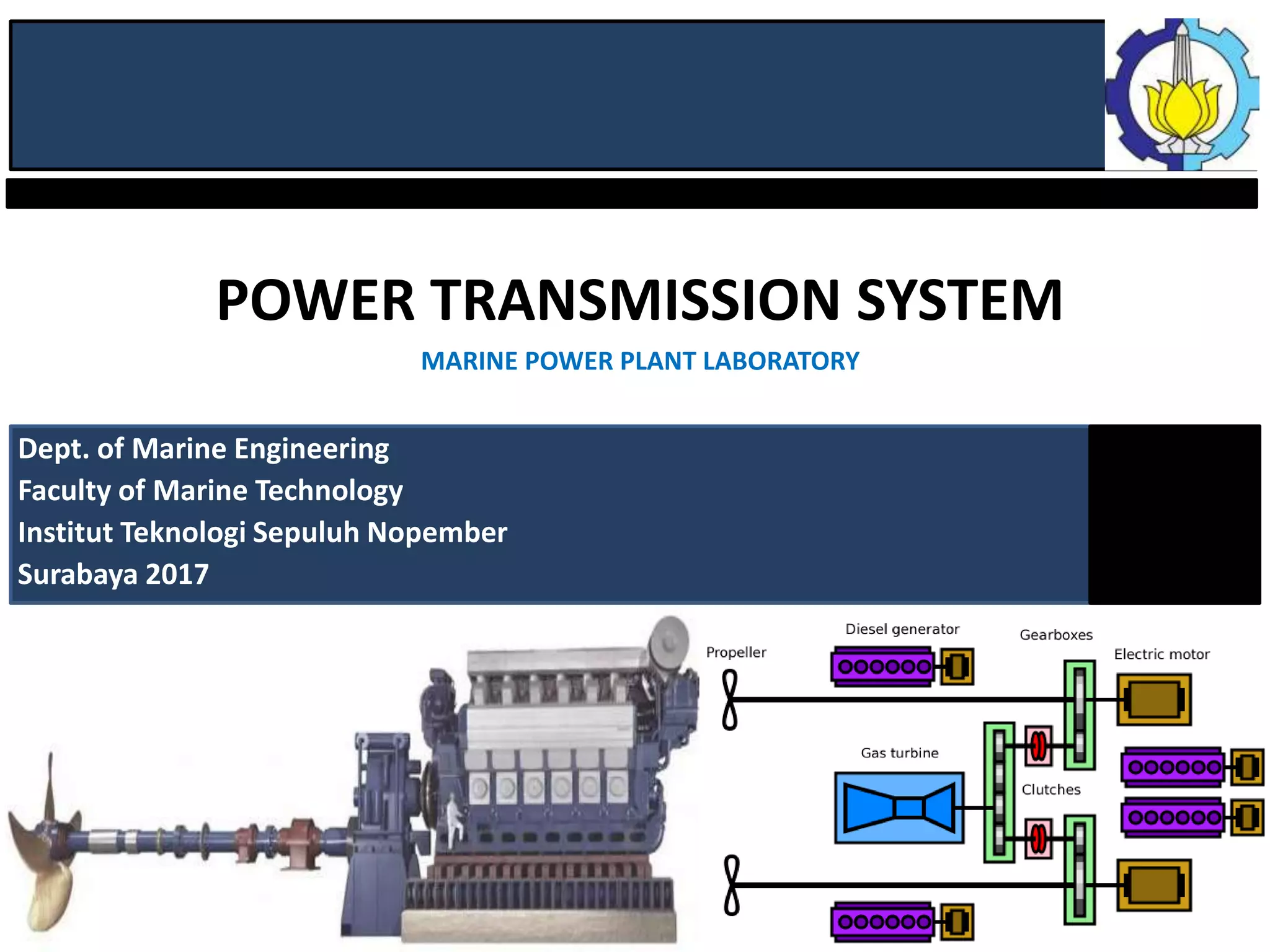 marine power transmission | PPTX