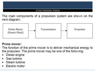 marine power transmission | PPTX