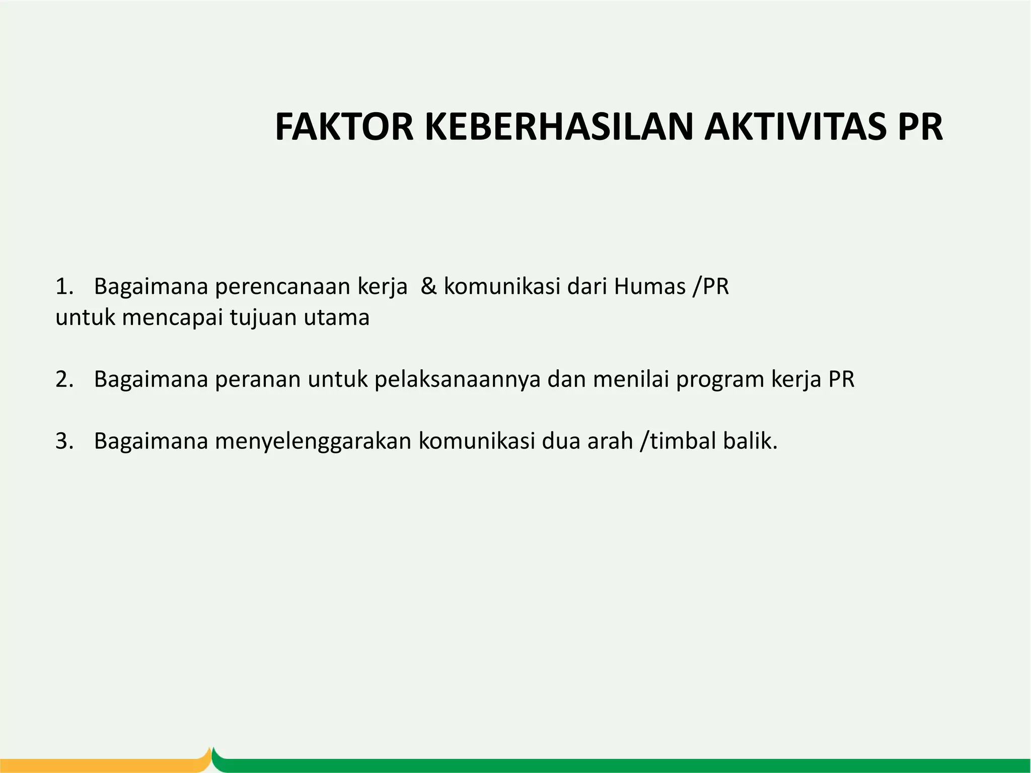 DASAR-DASAR MANAJEMEN PR | PPTX