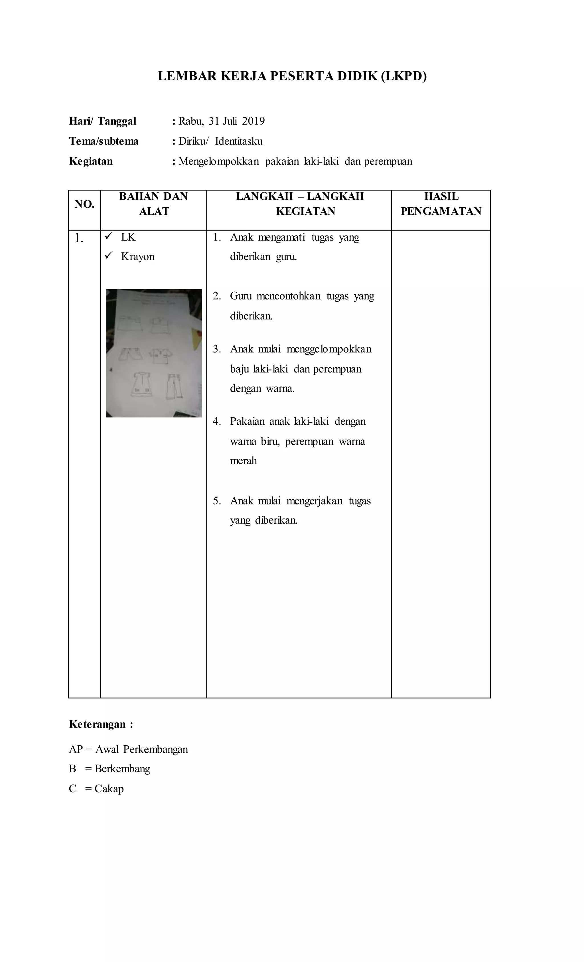 Minggu 2 diriku (identitas) | DOCX