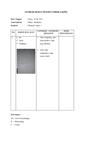 Minggu 2 diriku (identitas) | DOCX