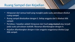 Probabilitas konsep peluang ruang sampel.pptx