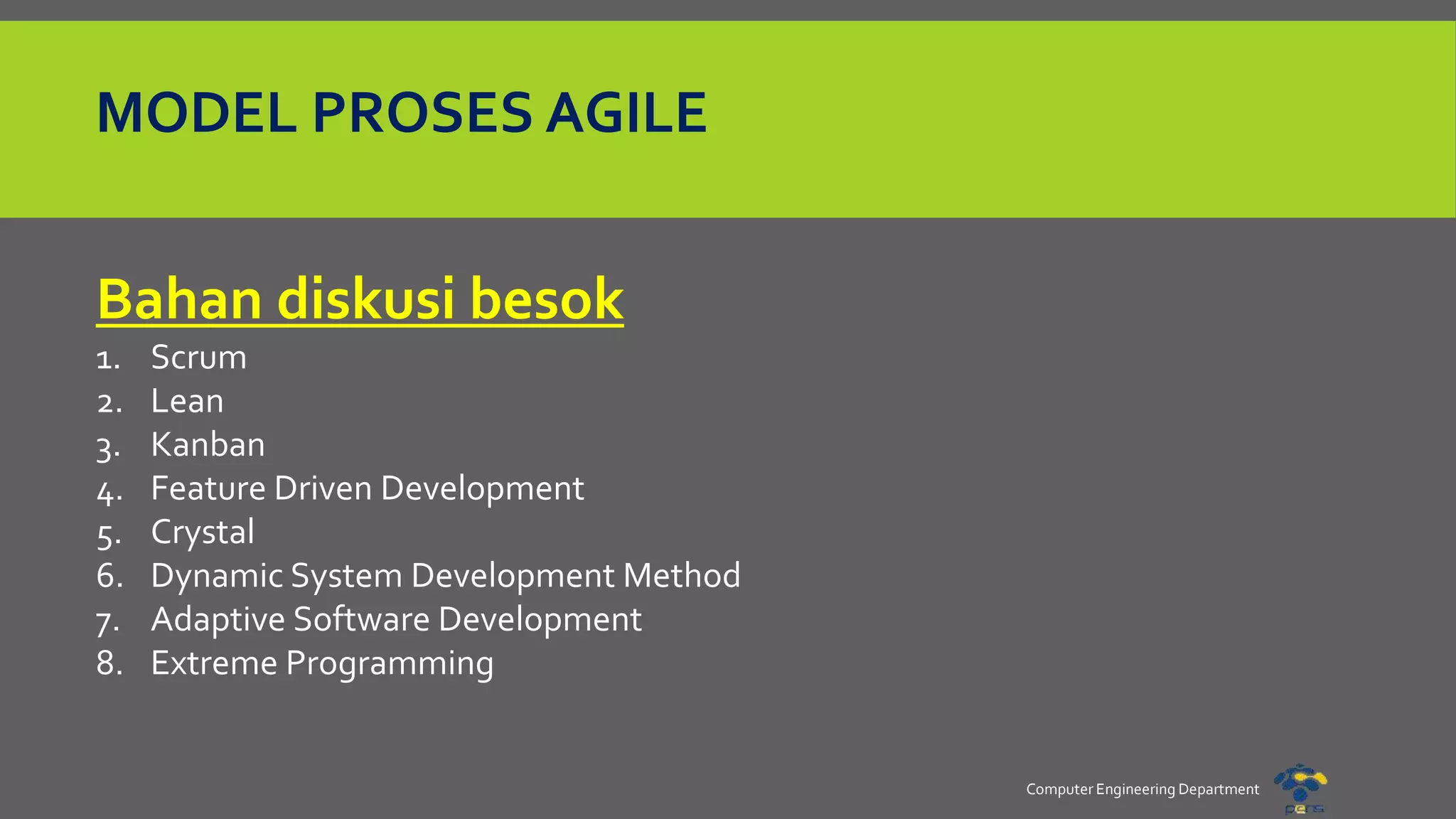 Proses Rekayasa Perangkat Lunak | PPT