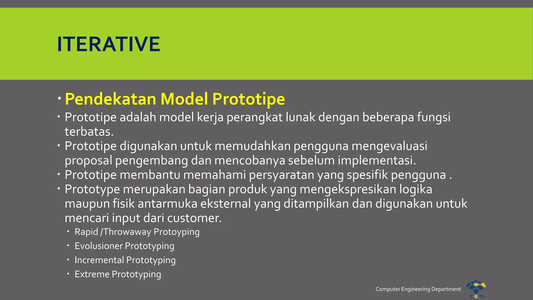 Proses Rekayasa Perangkat Lunak | PPT