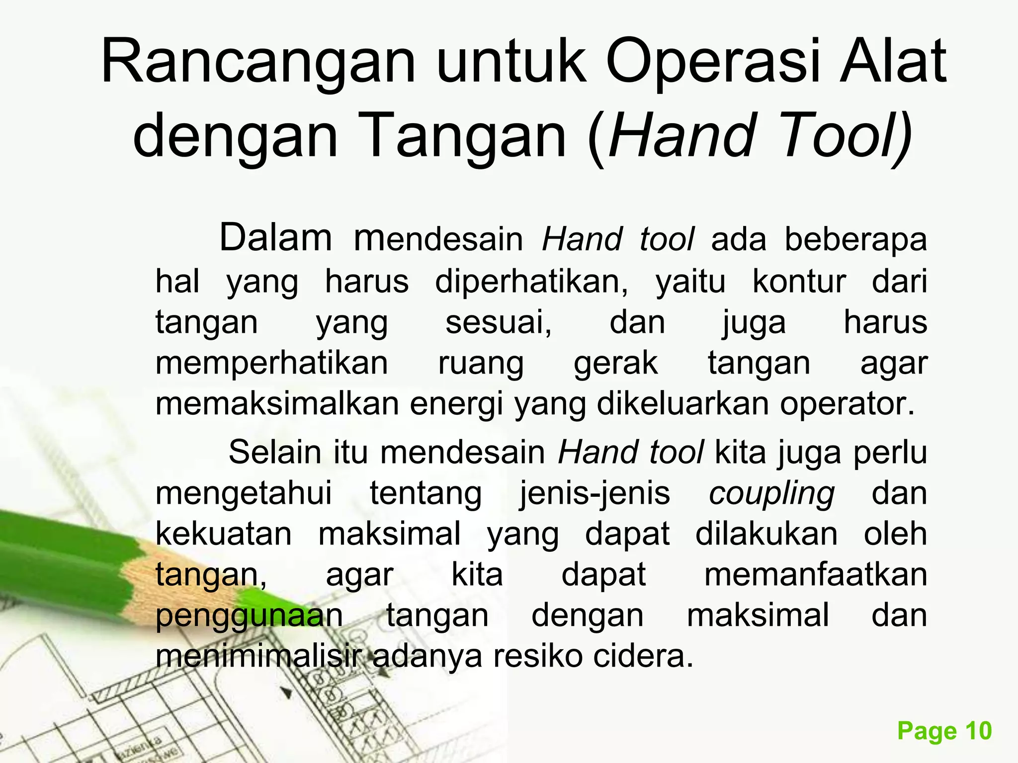 Minggu5 analisis postur kerja | PPTX