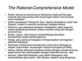 model model analisis kebijakan publik | PPT