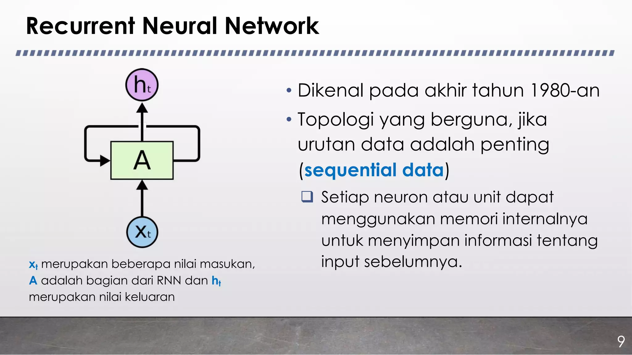 Minggu 6 - Recurrent Neural Network (Compressed).pdf
