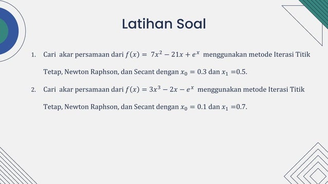 Persamaaan Non Linier Metode Terbuka.pdf