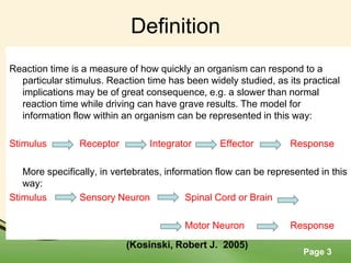 Waktu Reaksi Telkom University PK&E | PPT