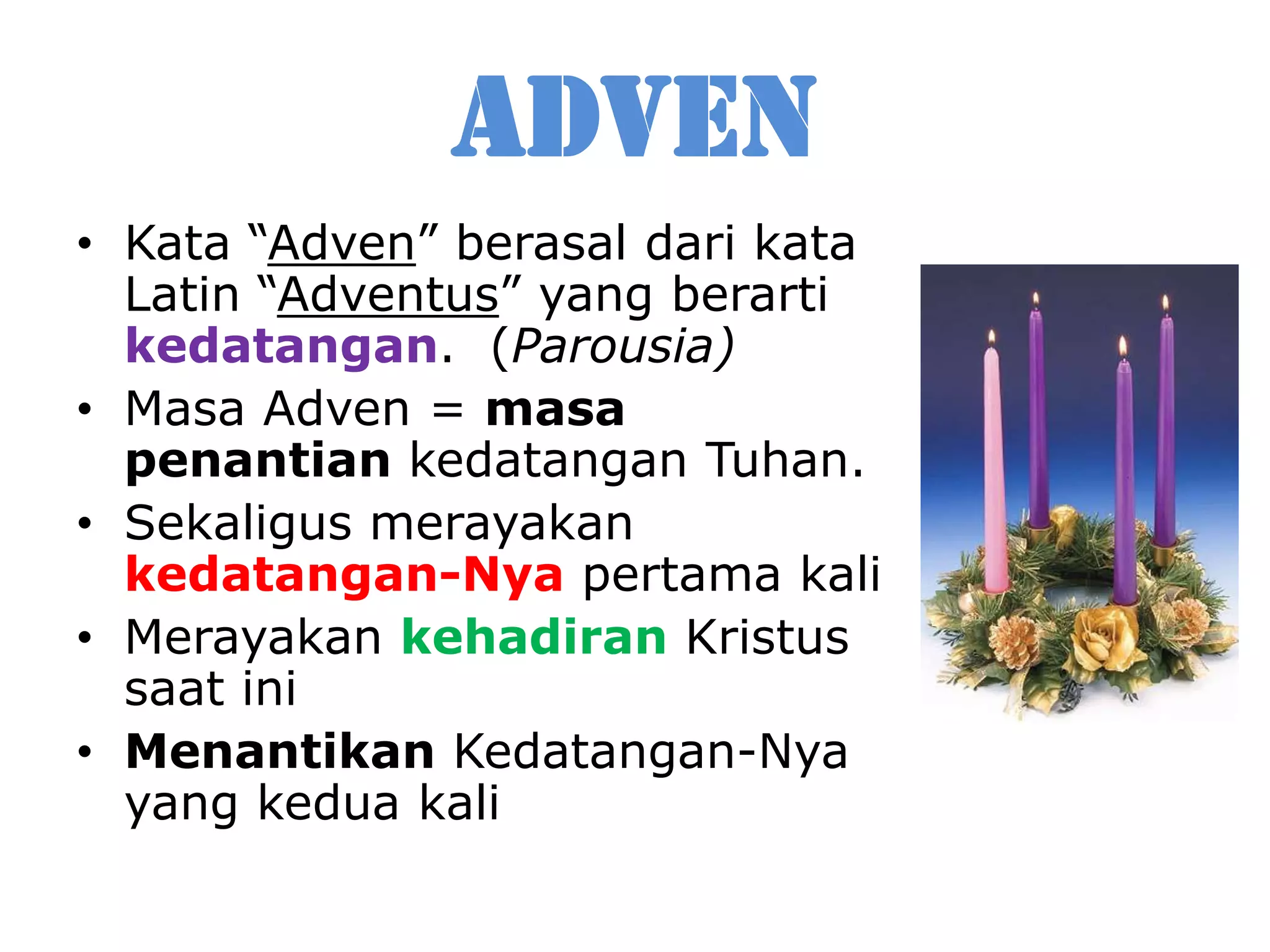 Minggu Adven I-c | PPTX