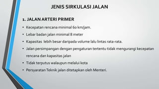Jenis jenis sirkulasi jalan dalam kota.. | PPTX
