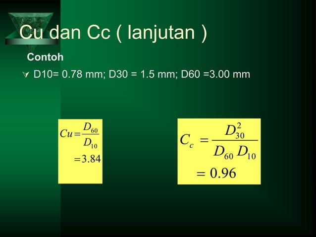 Mekanika Tanah || Metode Klasifikasi USCS | PPT