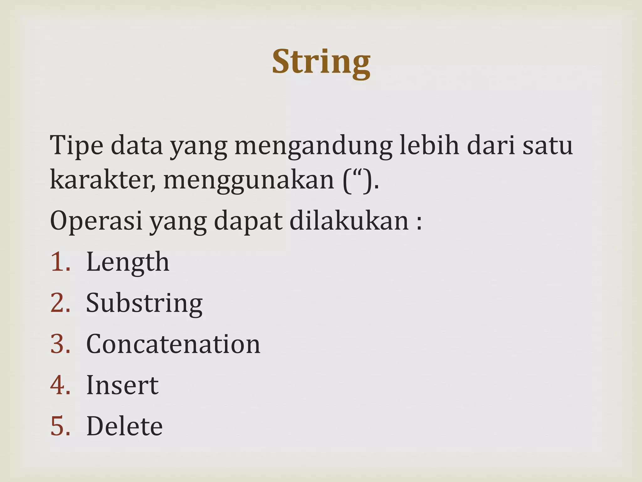 Perkuliahan 1 struktur data | PDF