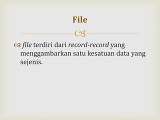 Perkuliahan 1 struktur data | PDF