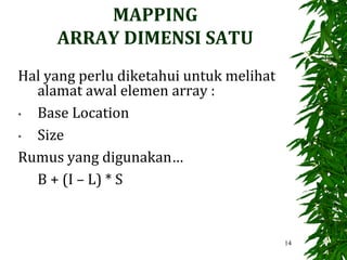 Perkuliahan ke 3 array | PDF