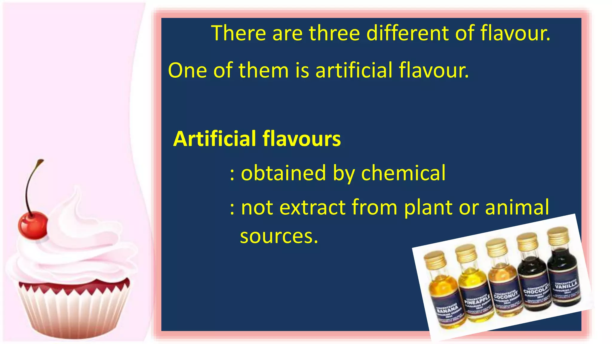 Examples of Ester in Food Flavouring by UNKNOWN ( Minggu Sains ...