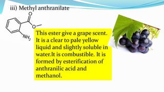 Examples of Ester in Food Flavouring by UNKNOWN ( Minggu Sains ...