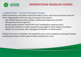 MENENTUKAN MASALAH PUBLIC RELATIONS | PPTX