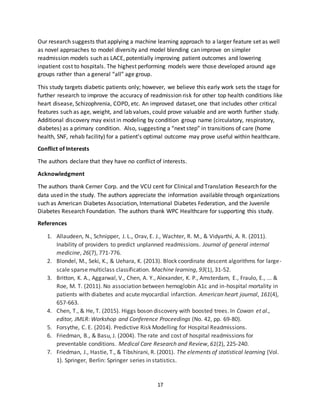 Predicting Diabetic Readmission Rates: Moving Beyond HbA1c | DOCX
