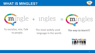 Mingles - The way to learn Languages | PPTX