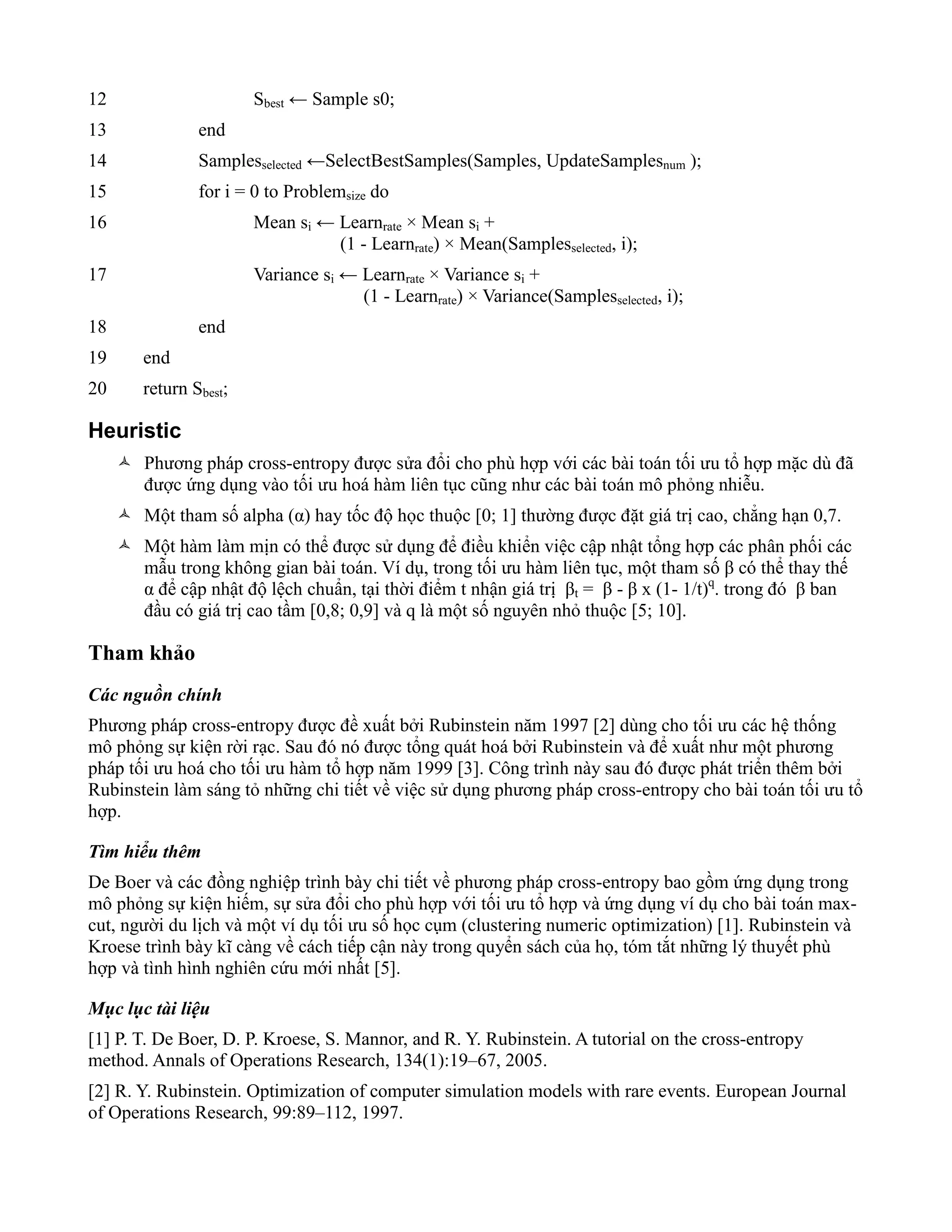 Cross-entropy method | DOCX