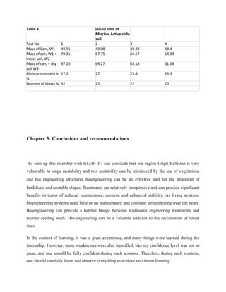 Slope Stabilisation through bio engineering (vegetation) case study in ...