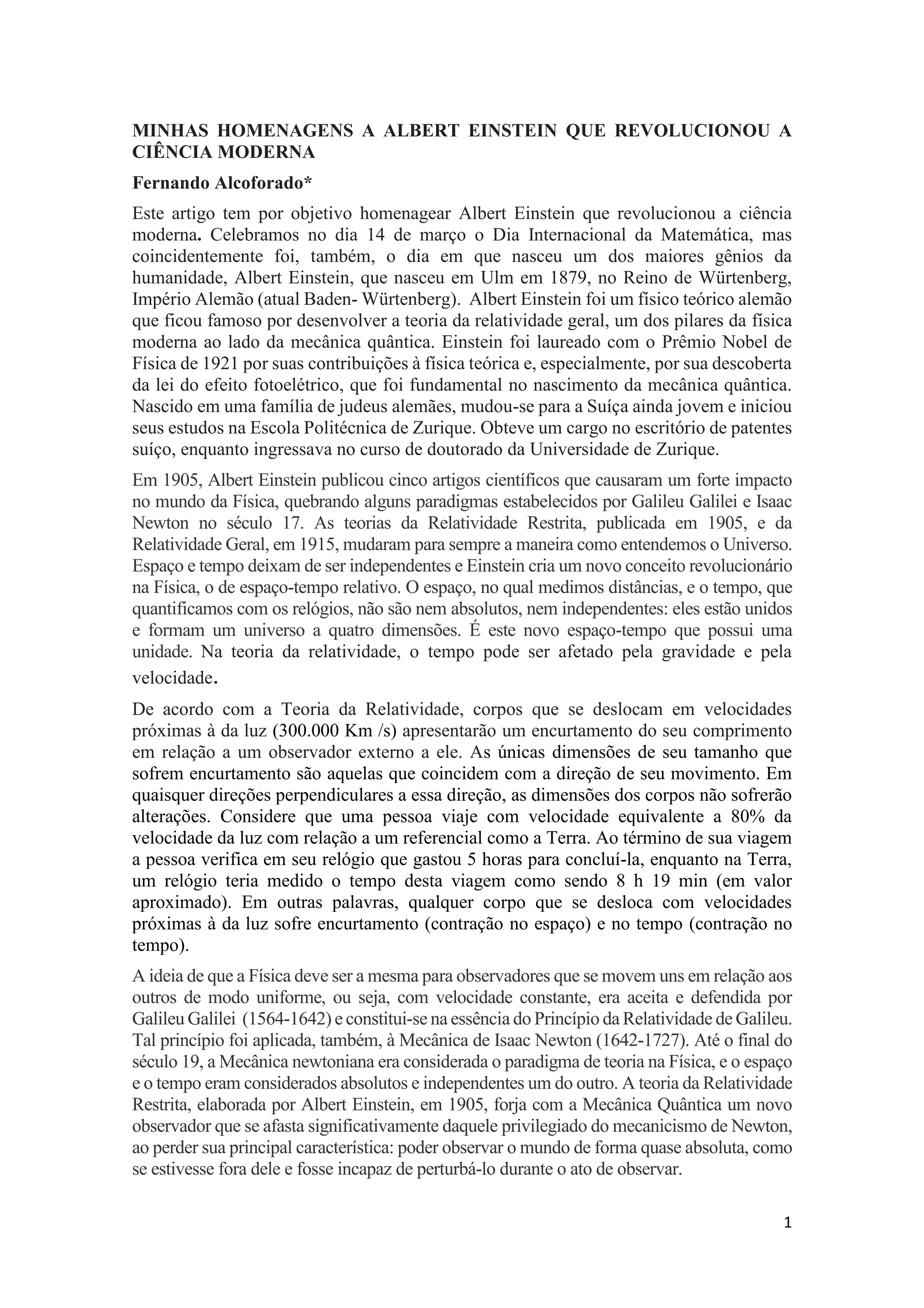 MINHAS HOMENAGENS A ALBERT EINSTEIN QUE REVOLUCIONOU A CIÊNCIA MODERNA.pdf