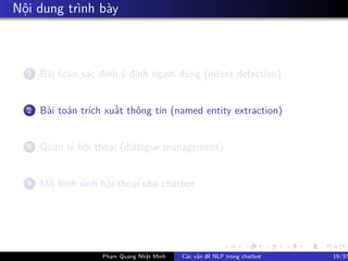 Các bài toán xử lý ngôn ngữ tự nhiên trong phát triển hệ thống chatbot ...