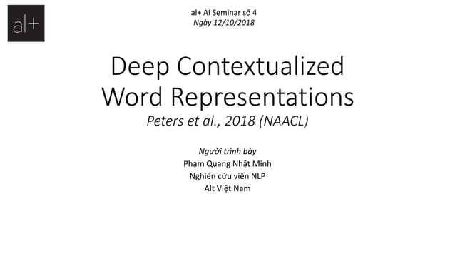 Deep Contexualized Representation | PDF