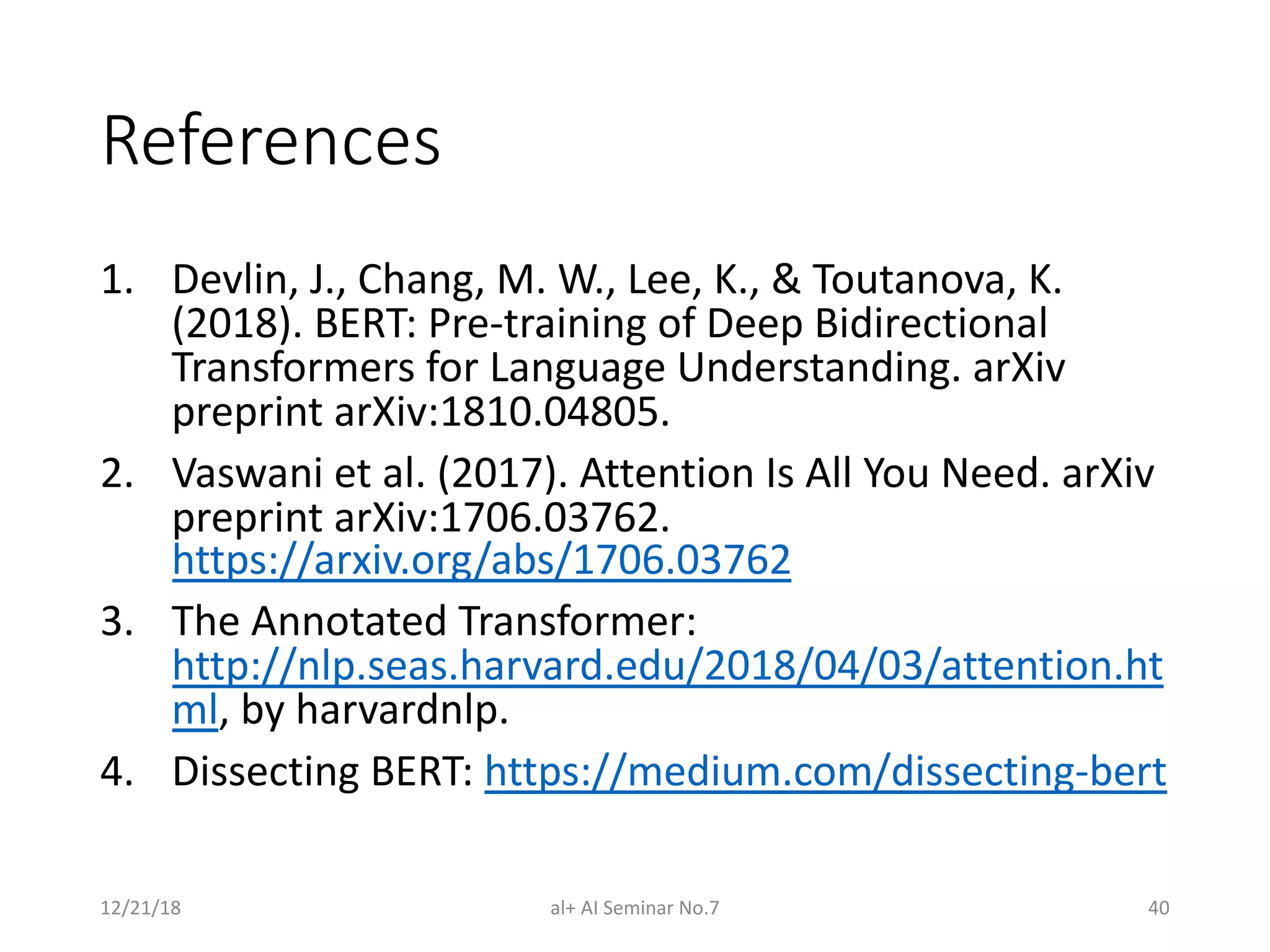 BERT: Pre-training of Deep Bidirectional Transformers for Language Understanding | PDF