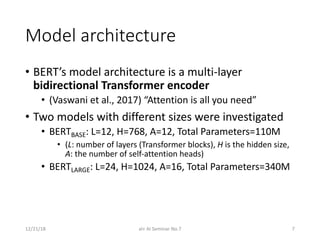 BERT: Pre-training of Deep Bidirectional Transformers for Language ...